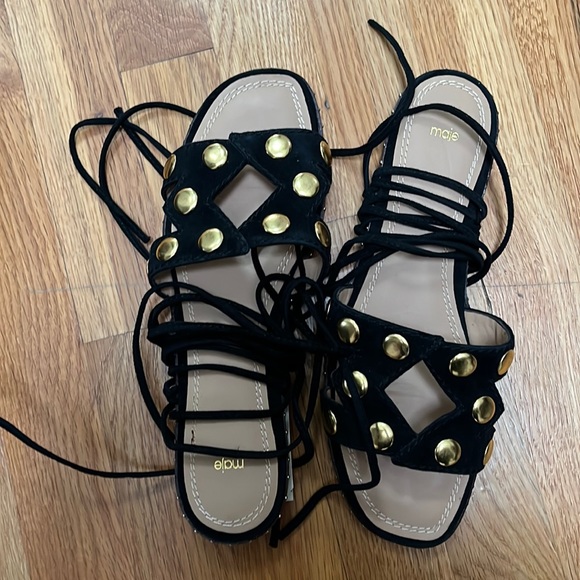 Maje | Shoes | Maje Tie Wrap Sandals | Poshmark
